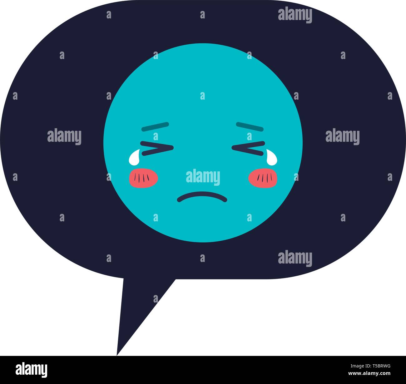 Bubble crying comic character hi-res stock photography and images - Alamy