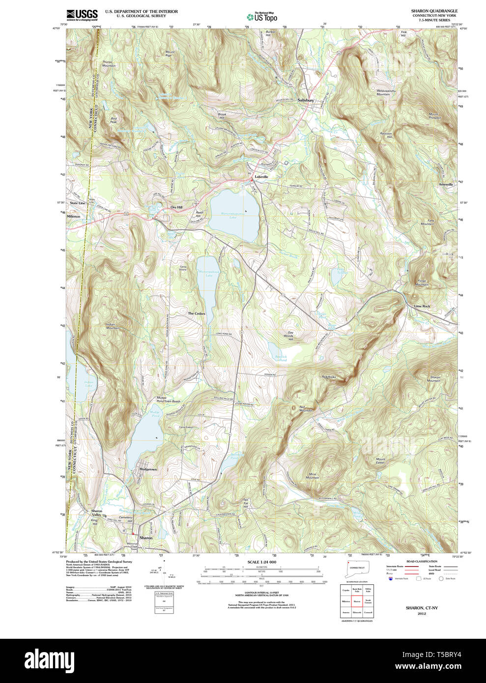 Map of sharon hi-res stock photography and images - Alamy