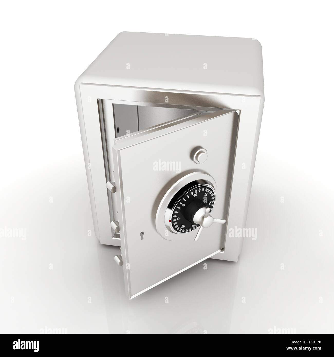 Security metal safe with empty space inside Stock Photo - Alamy
