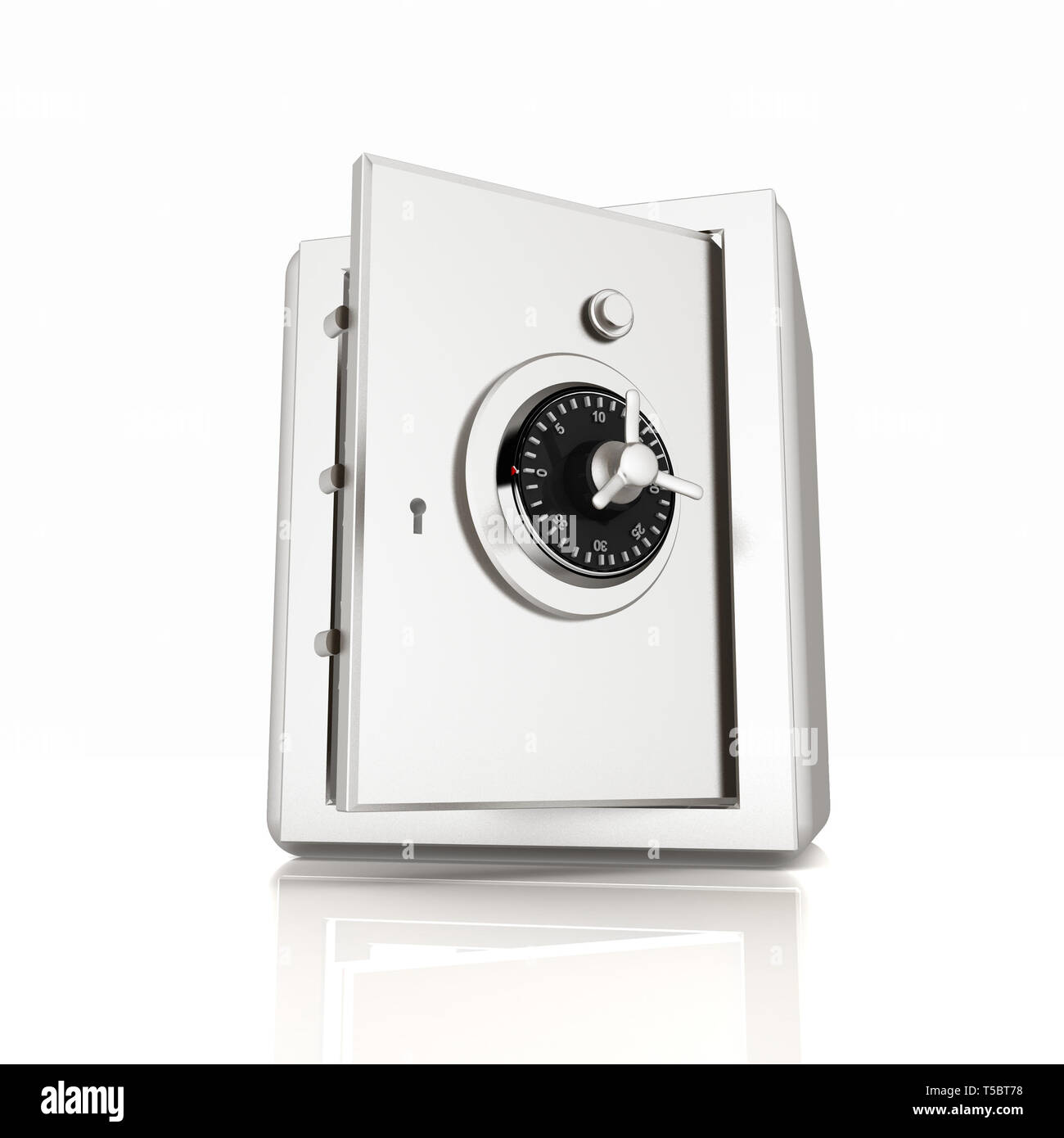 Security metal safe with empty space inside Stock Photo - Alamy