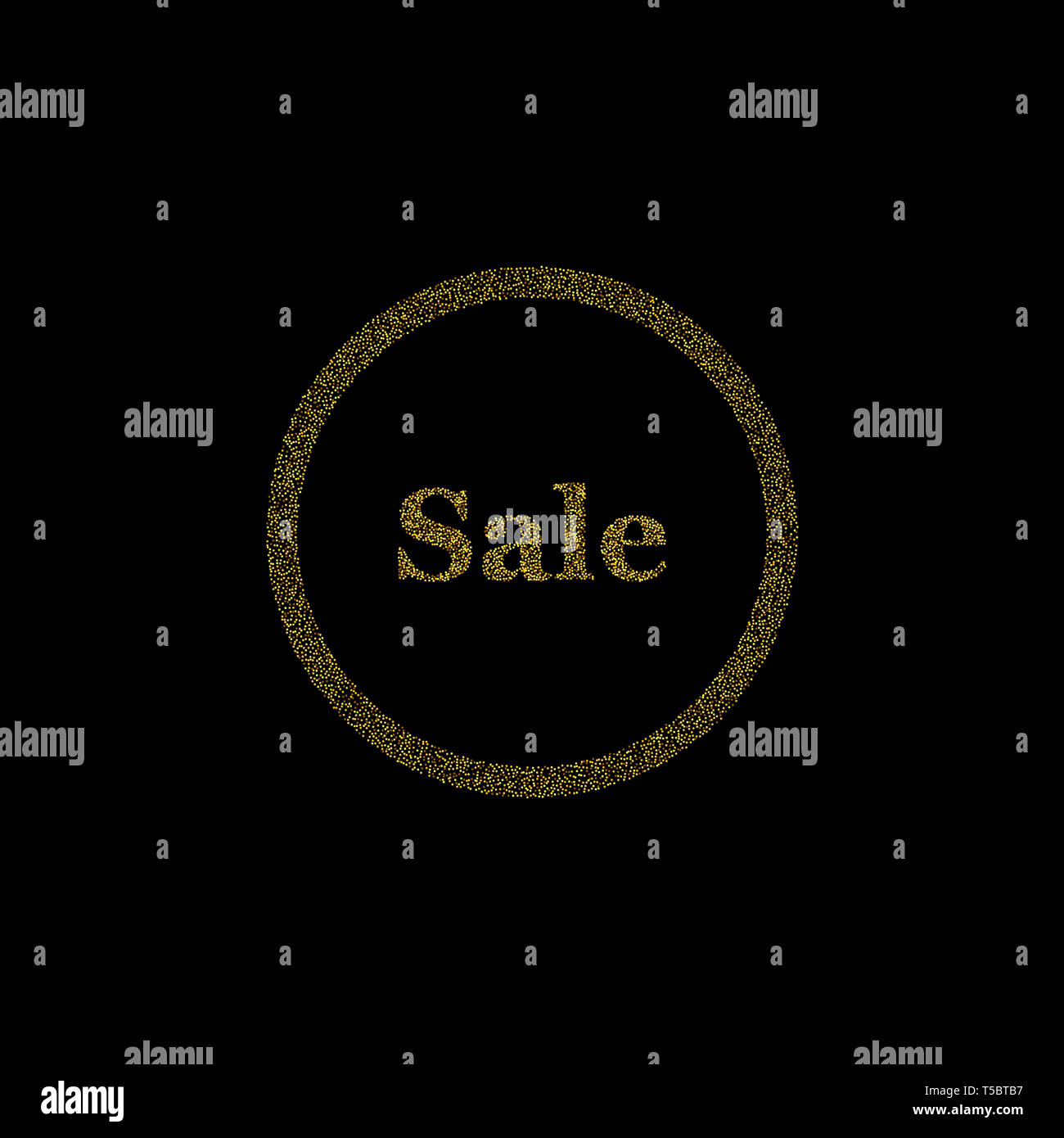golden circle. sell-out. presentation template. layout for advertising ...