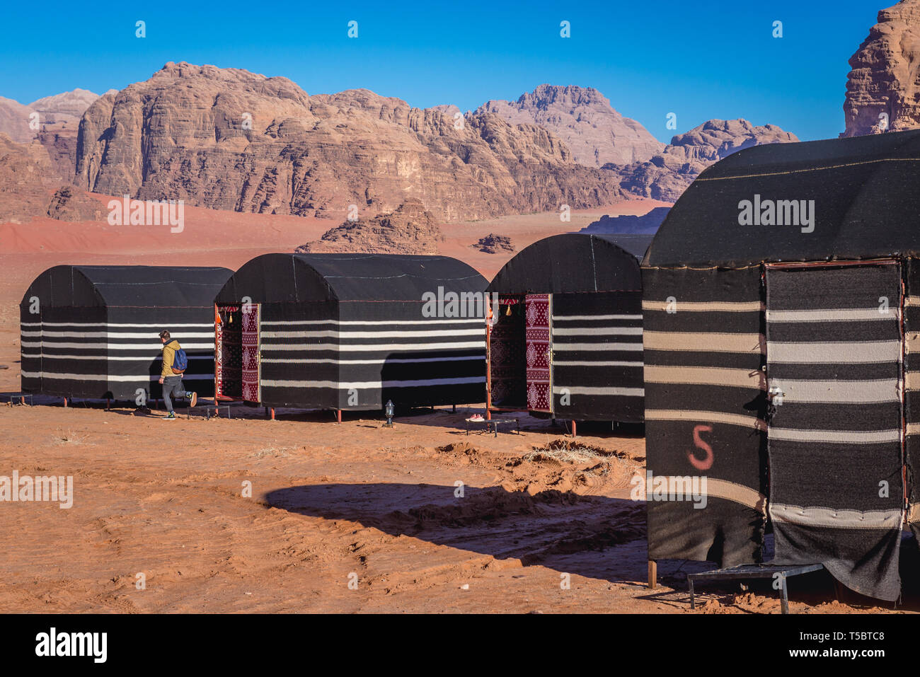 Rum Stars Bedouin camp in Wadi Rum valley also called Valley of the ...