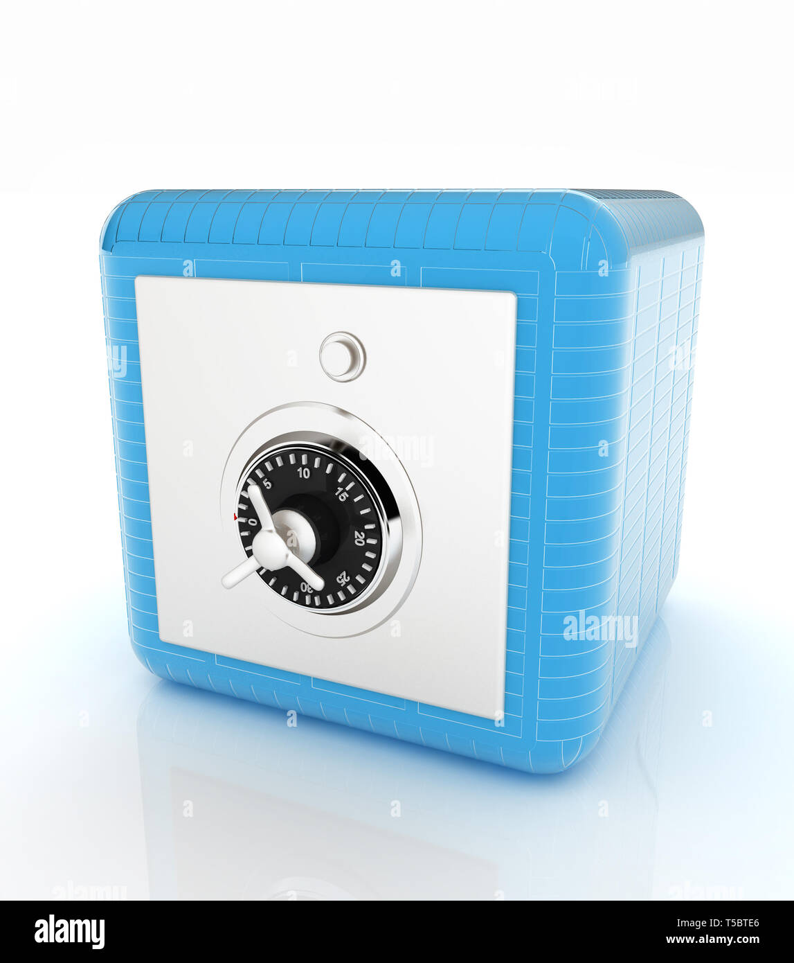 illustration of security concept with metal safe Stock Photo - Alamy