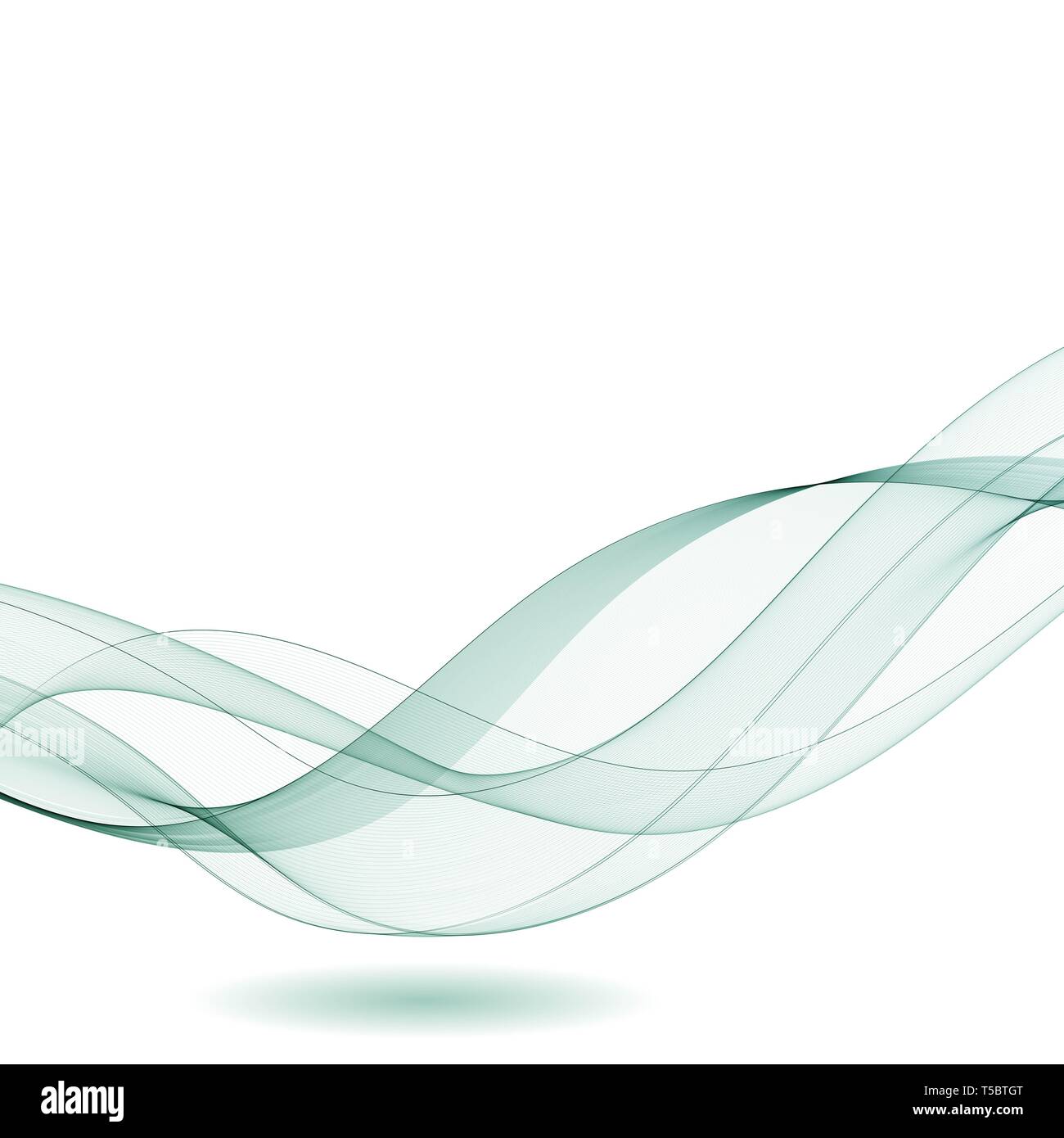 blue abstract wave. decoration element. presentation template. eps 10 ...