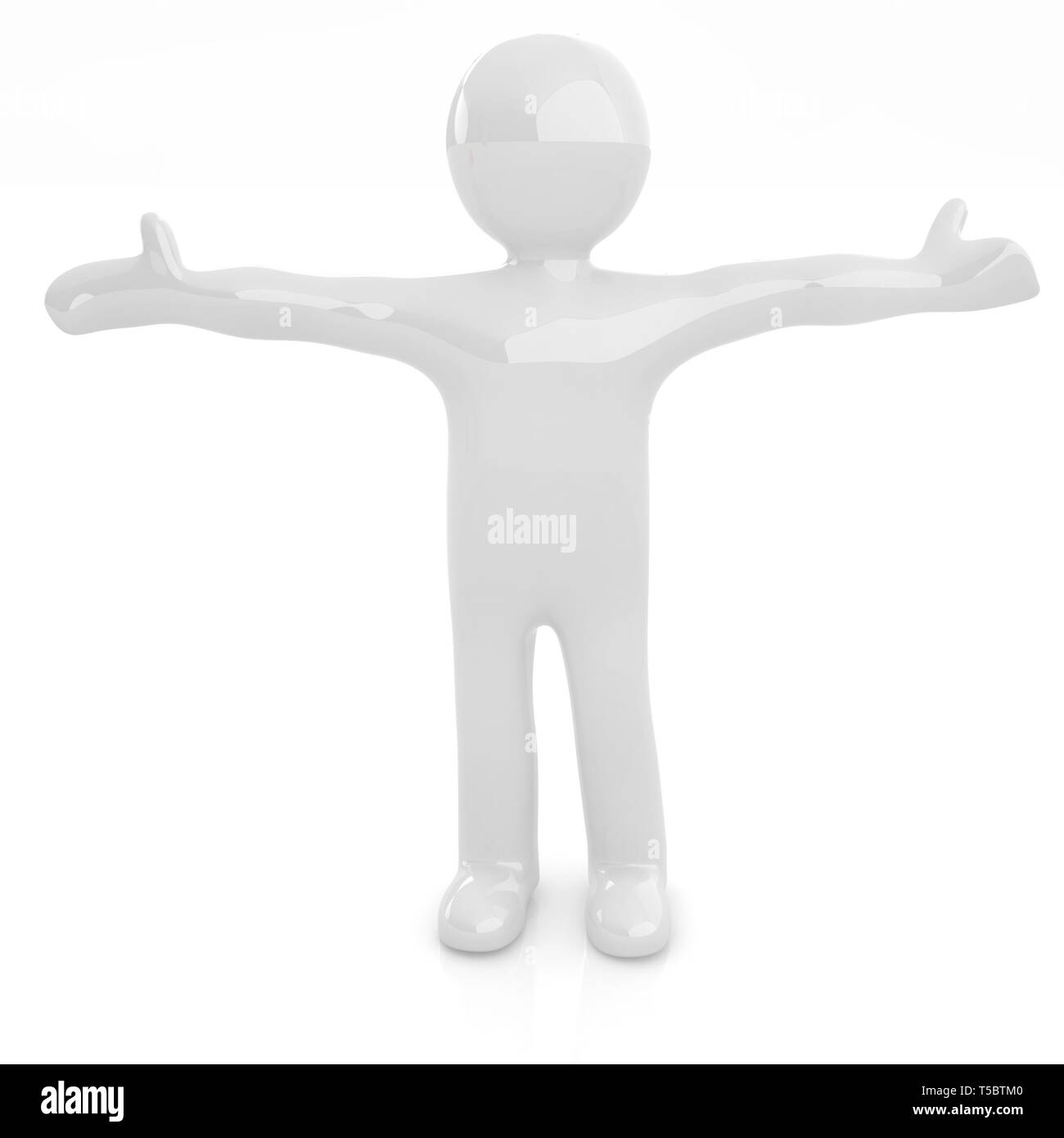 Arms wide open Black and White Stock Photos & Images - Alamy