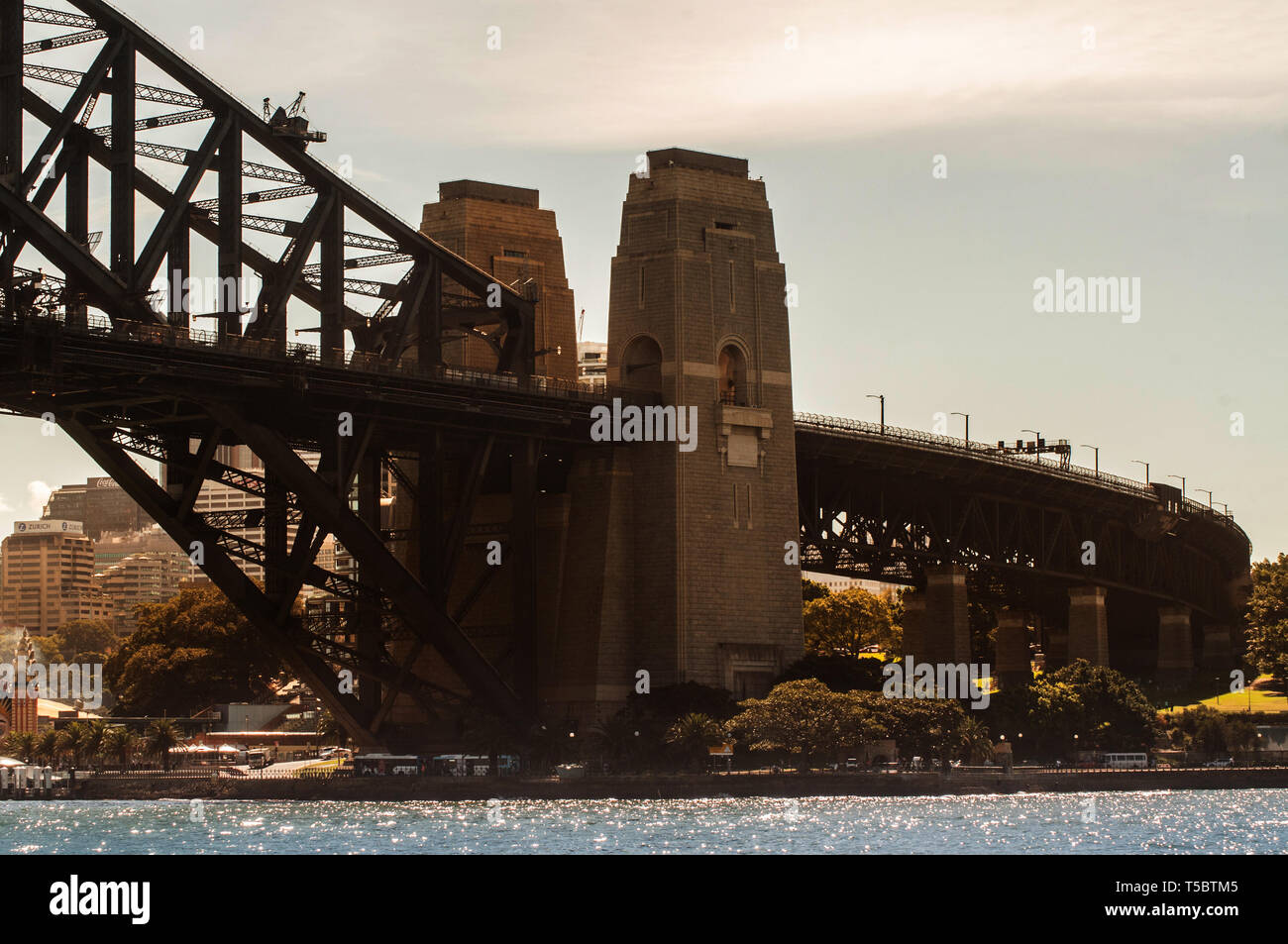 Sydney Harbour Bridge Towers Stock Photo - Alamy
