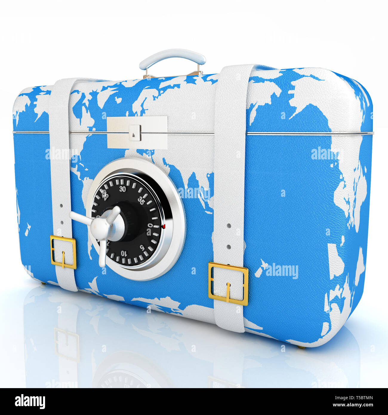 suitcase-safe for travel Stock Photo - Alamy