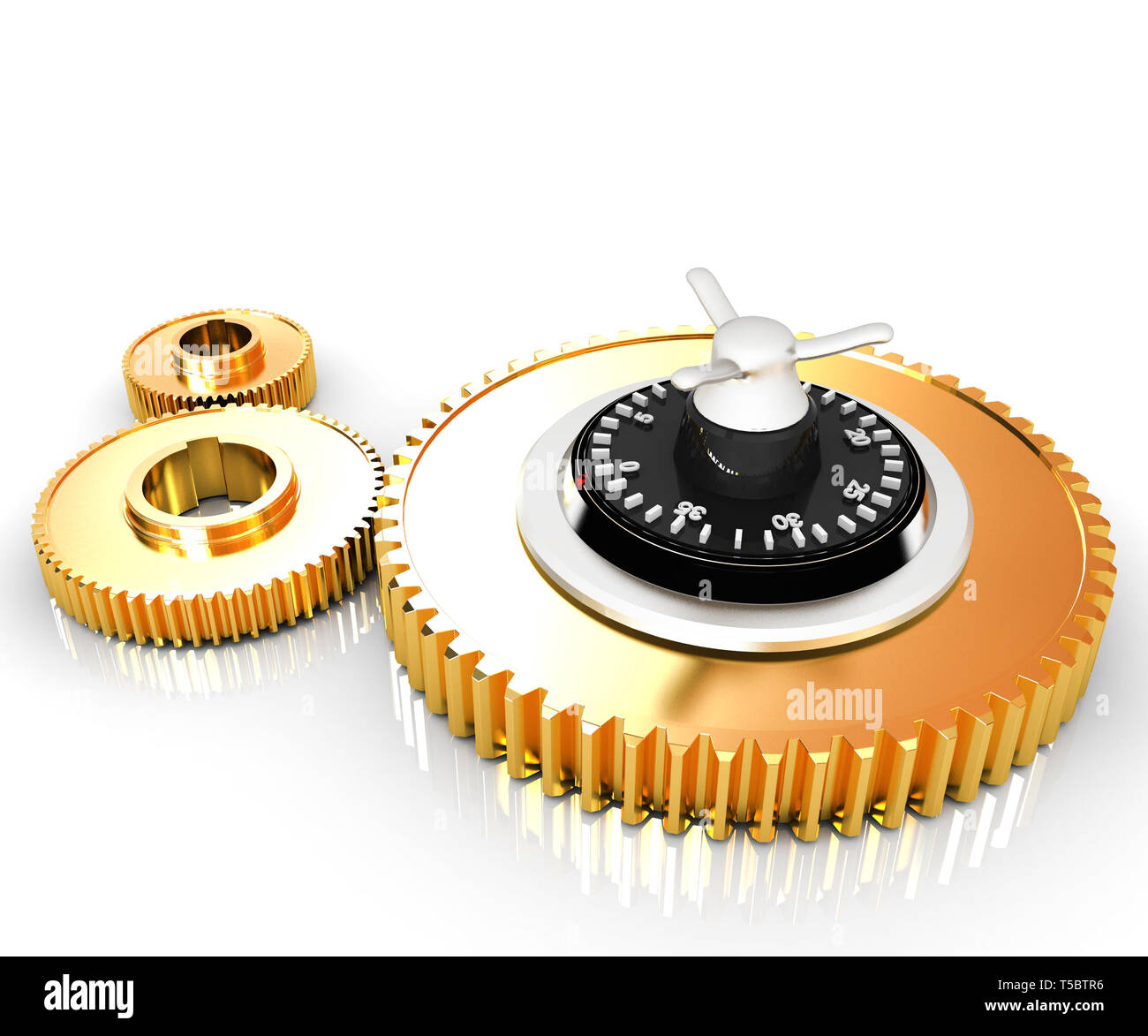 Bank vault door gears hi-res stock photography and images - Alamy