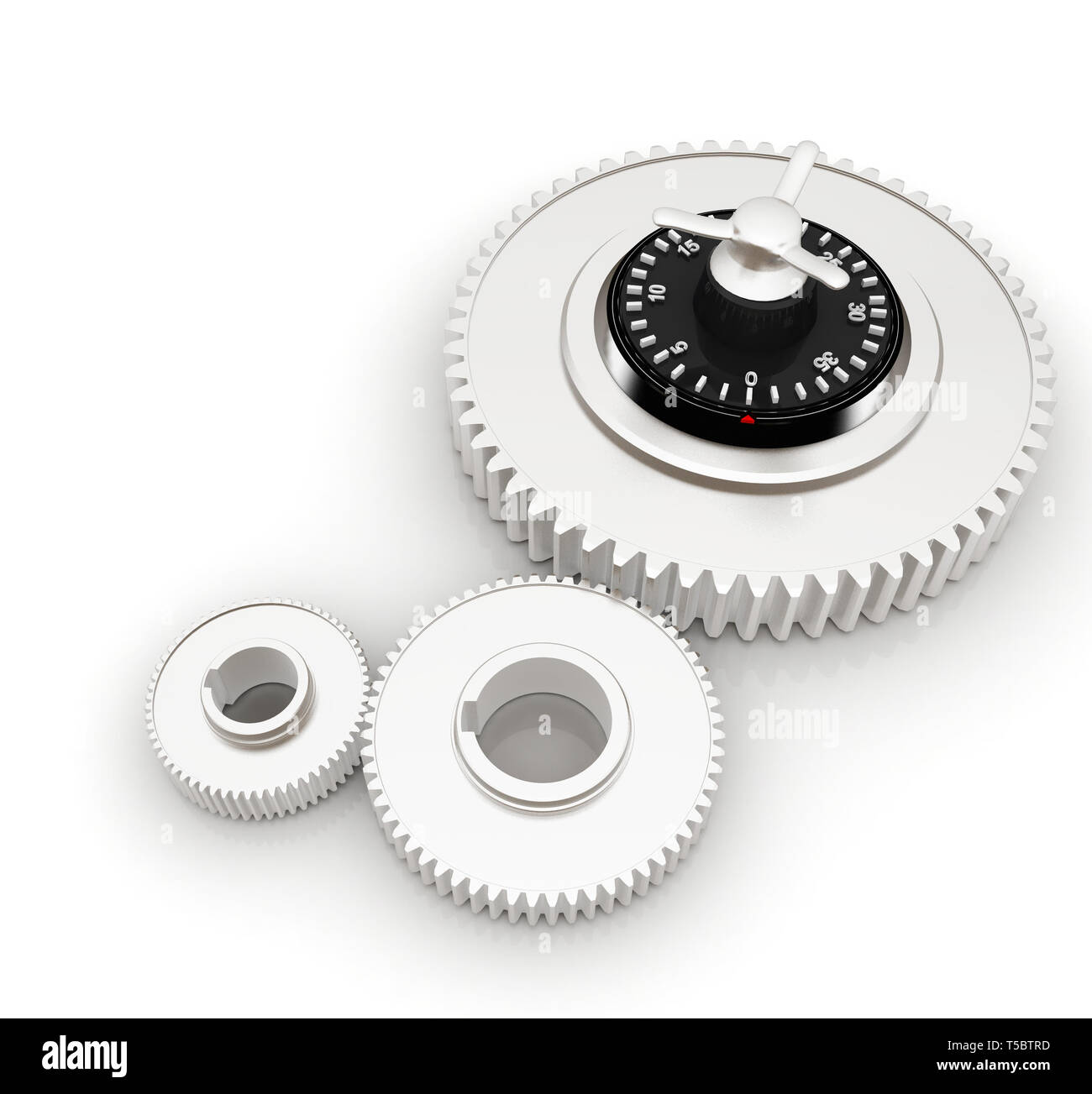 gears with lock Stock Photo - Alamy