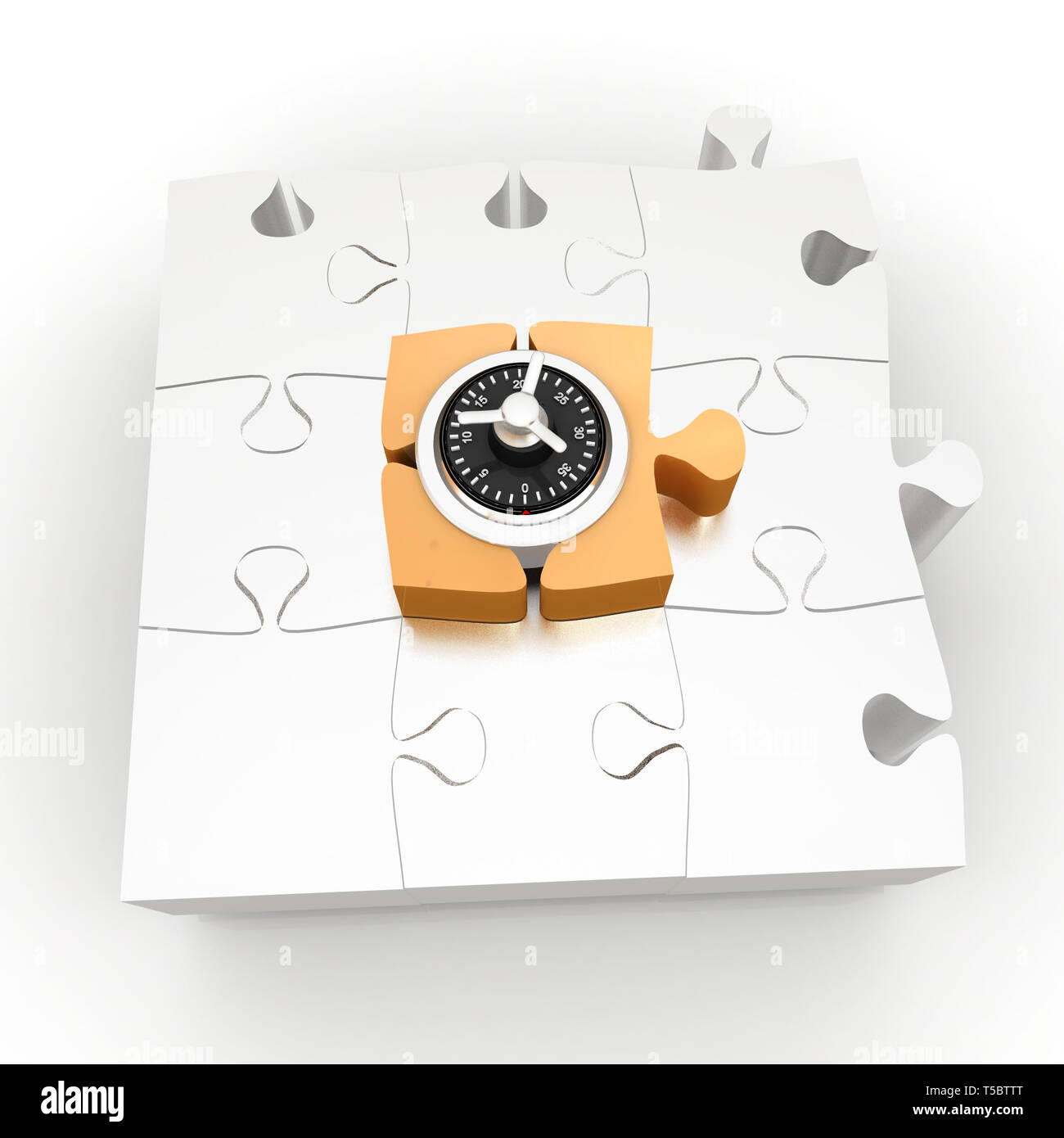 safe - puzzle Stock Photo - Alamy