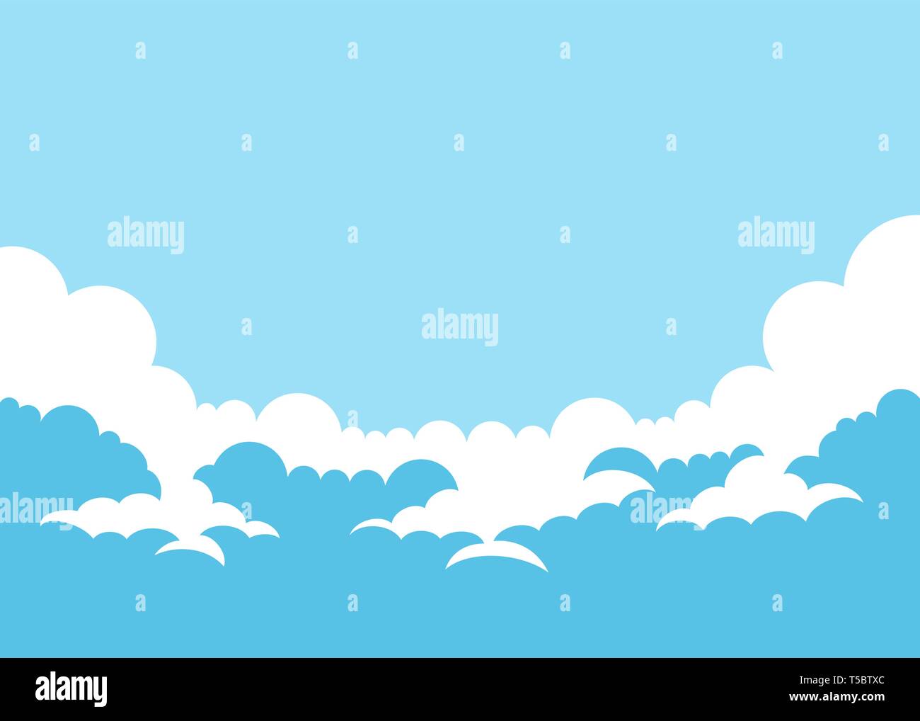 Sky background with clouds Stock Vector Image & Art - Alamy