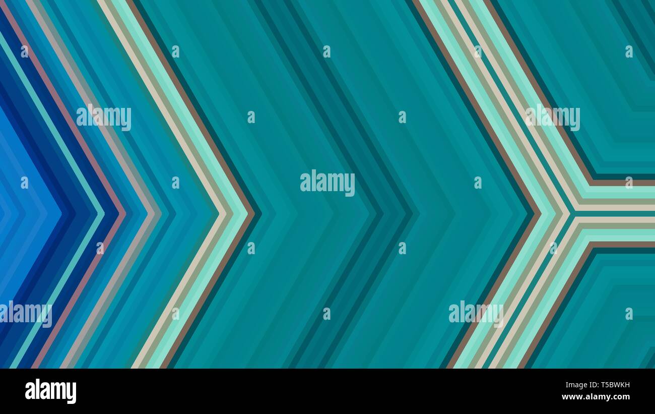 abstract turquoise, blue background. geometric arrow illustration for ...