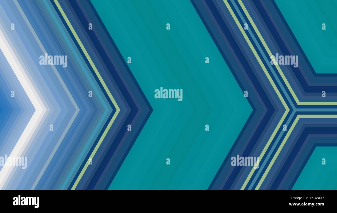 abstract teal, light blue background. geometric arrow illustration for ...