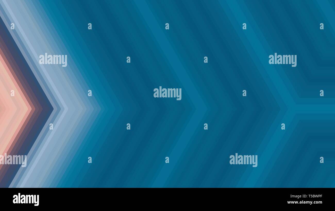 abstract teal, light blue background. geometric arrow illustration for ...