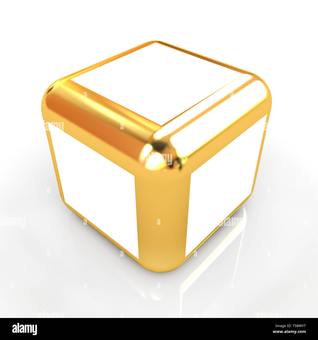 Abstract block 3d Stock Photo - Alamy