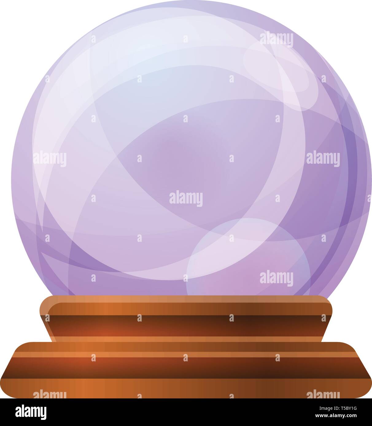 Magic globe glass icon. Cartoon of magic globe glass vector icon for ...