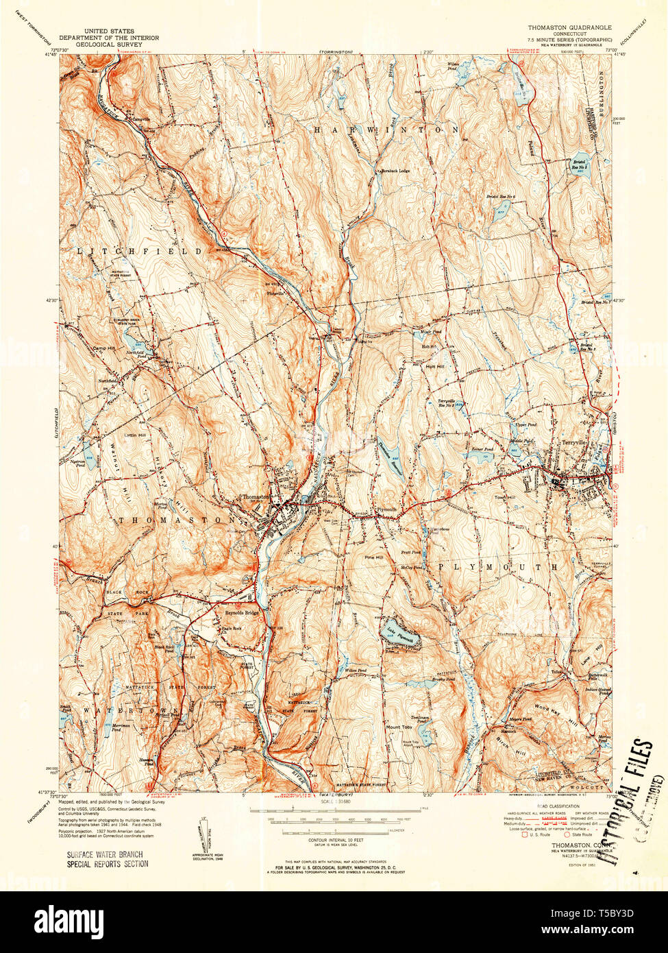 Map of thomaston hi-res stock photography and images - Alamy