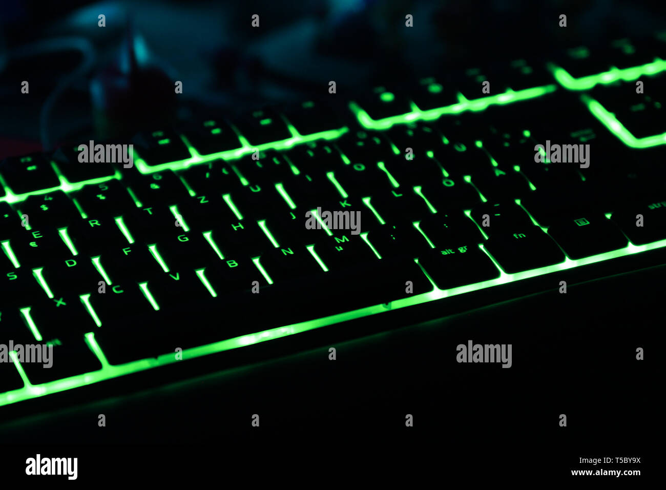Backlit gaming keyboard hi-res stock photography and images - Alamy