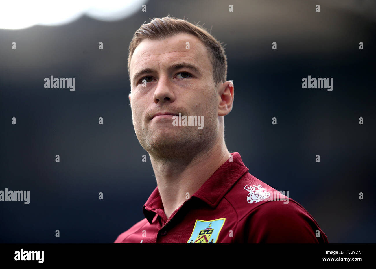 Burnley’s Ashley Barnes before the Premier League match at Stamford ...