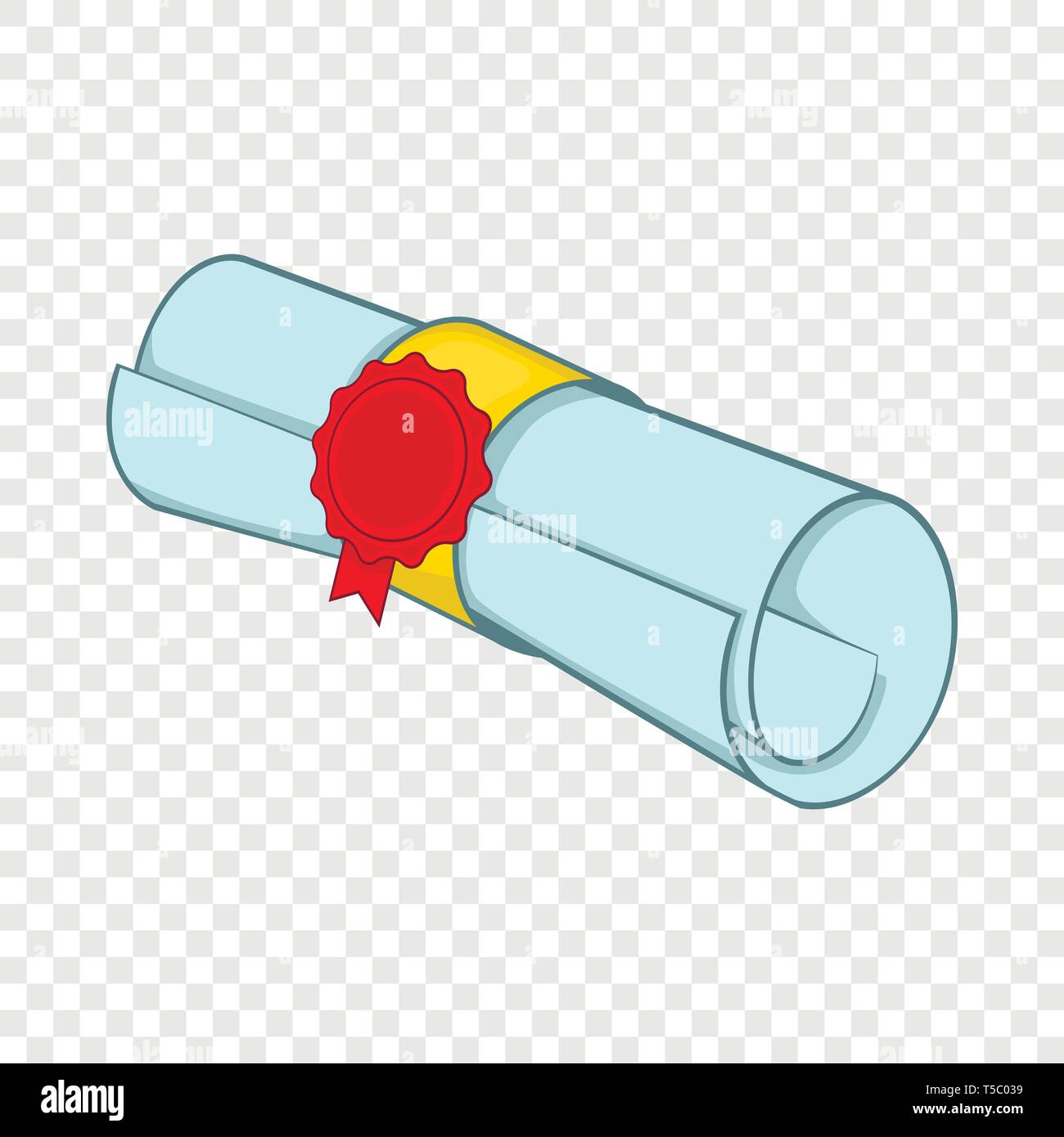 Roll of paper icon, cartoon style Stock Vector Image & Art - Alamy