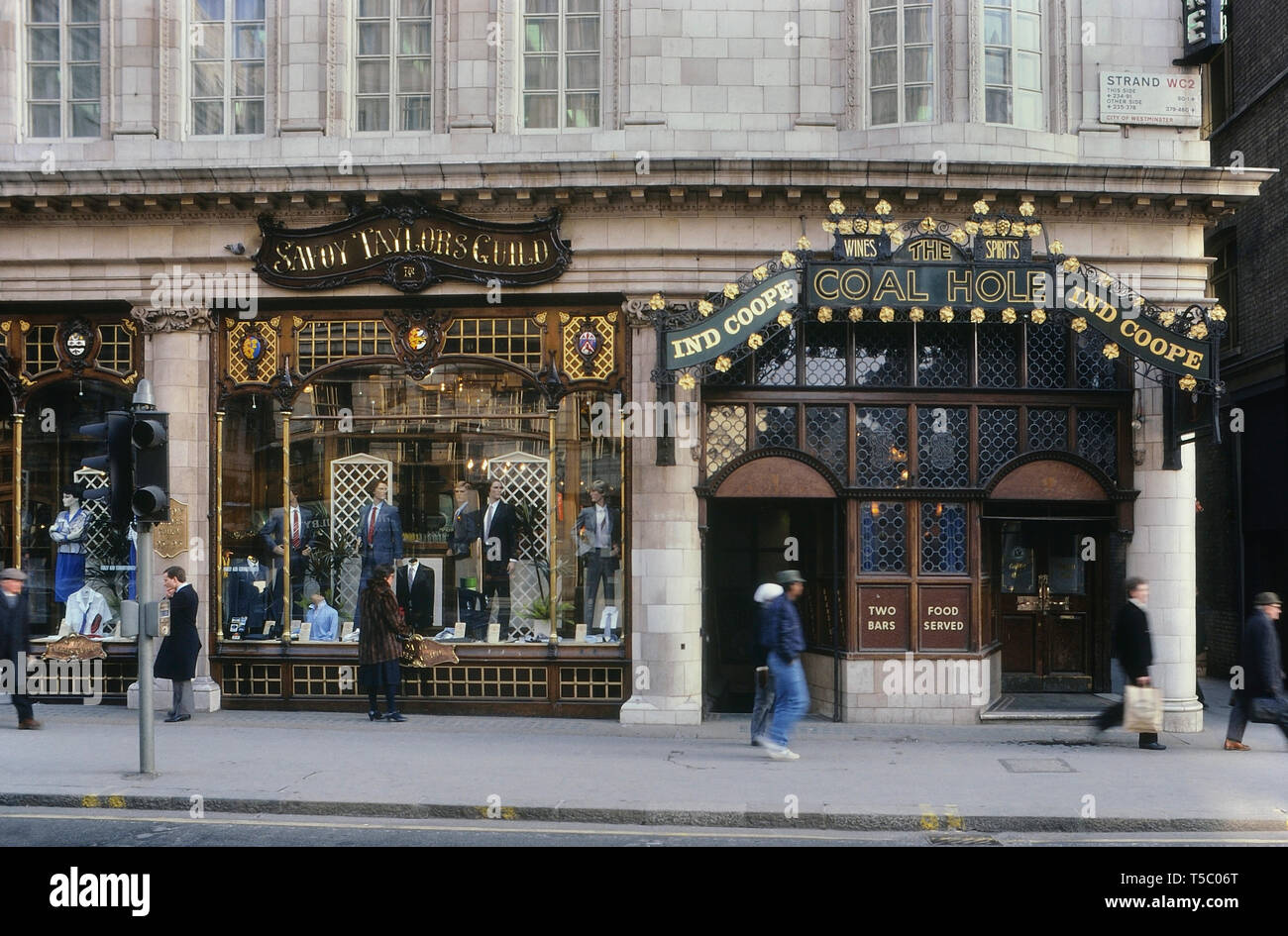 The Coal Hole & Savoy Taylors Guild, The Strand, London, England, UK ...