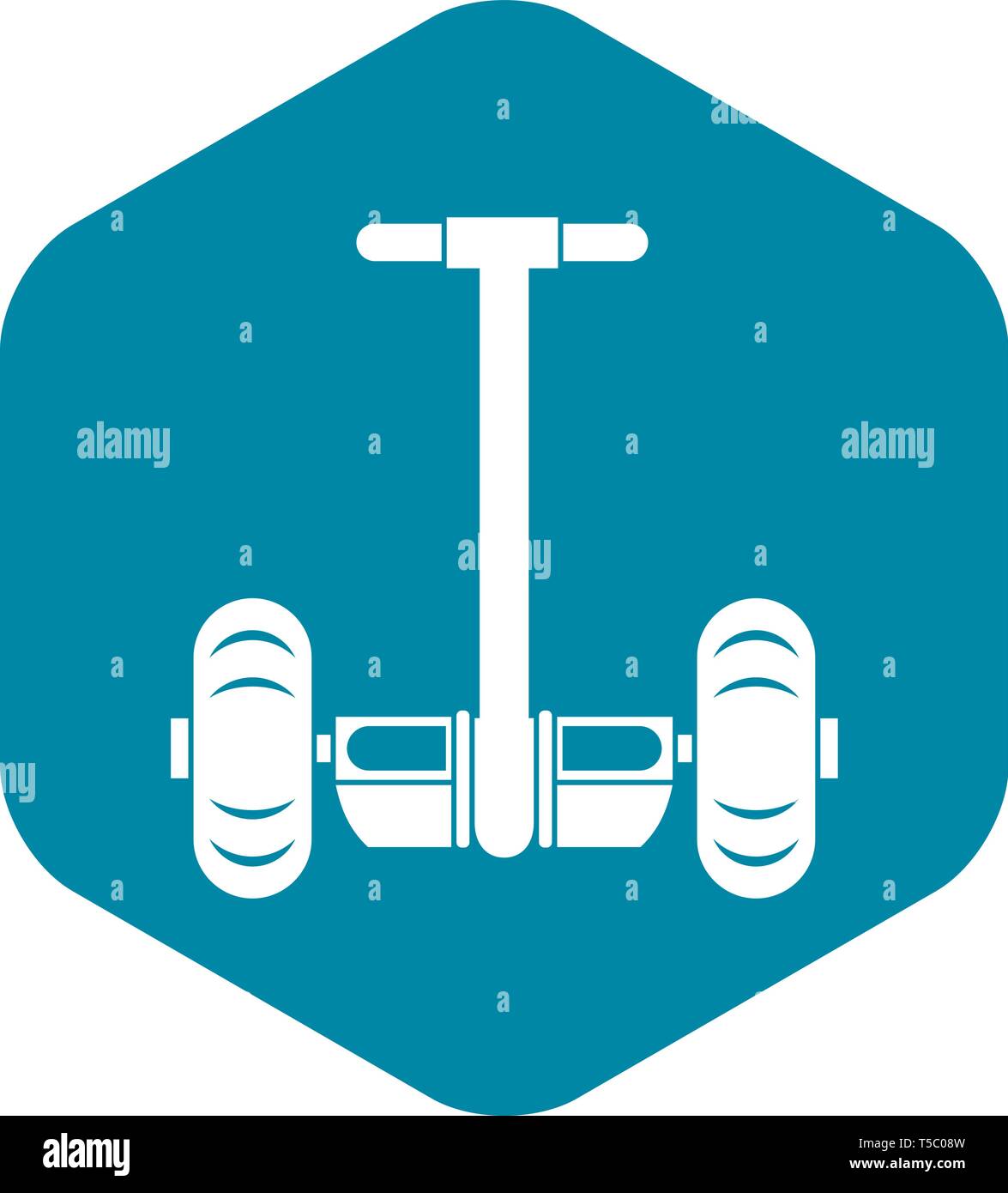 Two wheeled battery powered vehicle icon Stock Vector Image & Art - Alamy