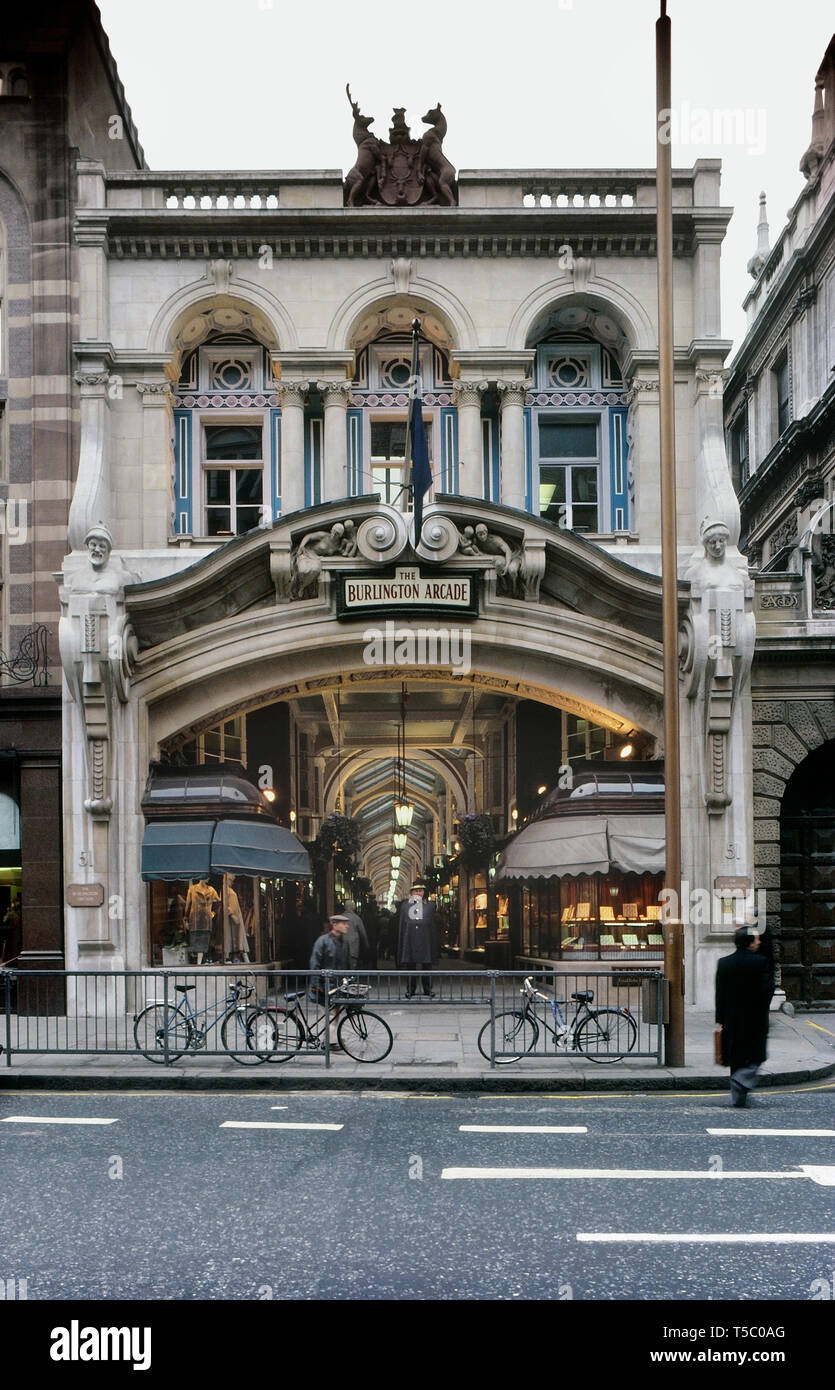 The Burlington Arcade, London, England, UK Stock Photo - Alamy