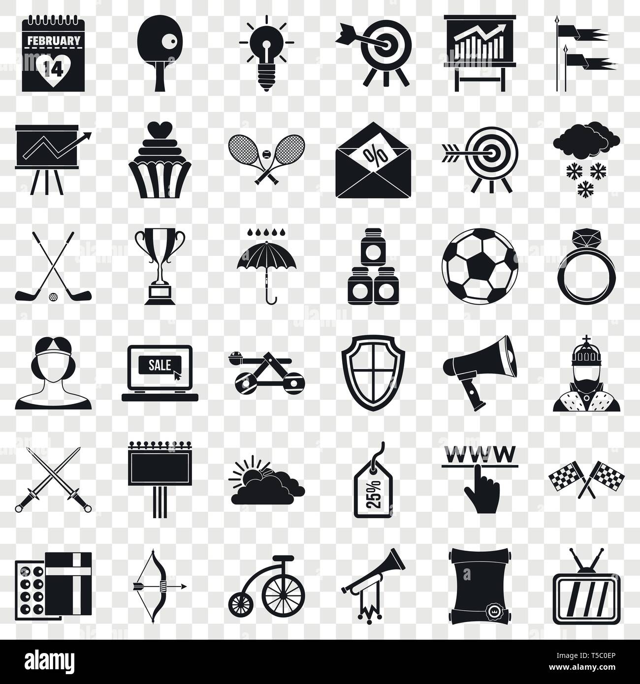 Arrow fly icons set, simple style Stock Vector Image & Art - Alamy