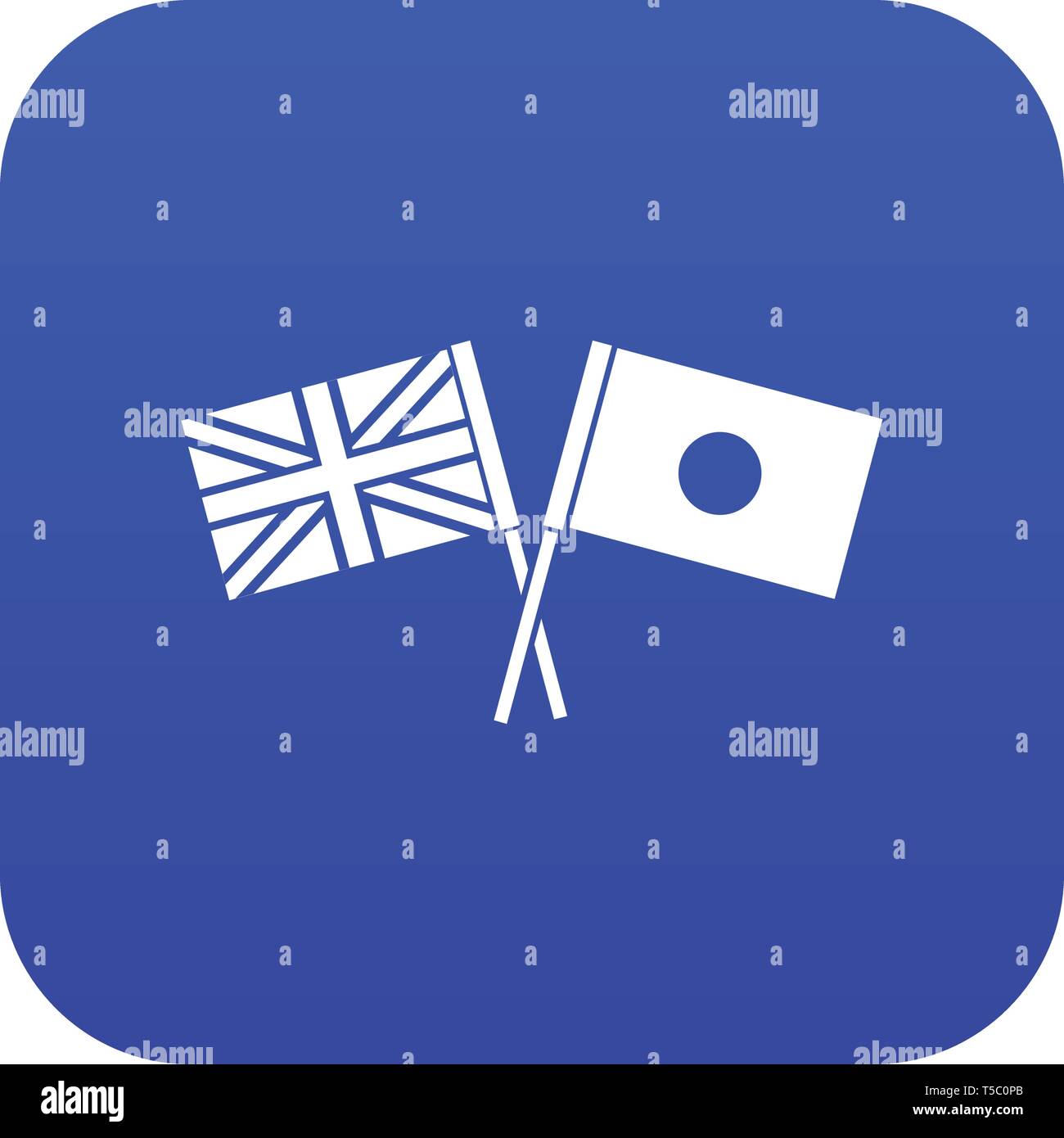 Digital Japanese Flag Stock Vector Images - Alamy