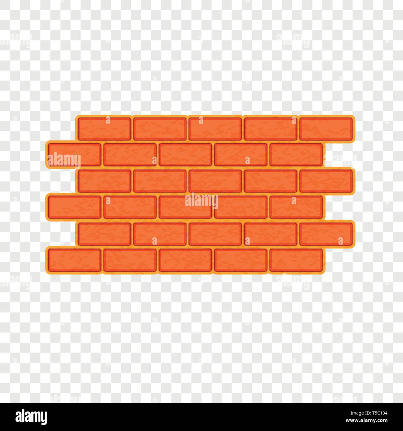 Brick wall icon, flat style Stock Vector Image & Art - Alamy