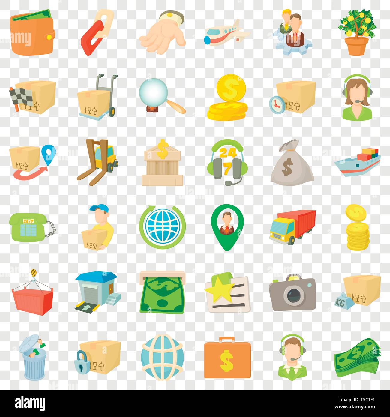 Business person icons set, cartoon style Stock Vector Image & Art - Alamy