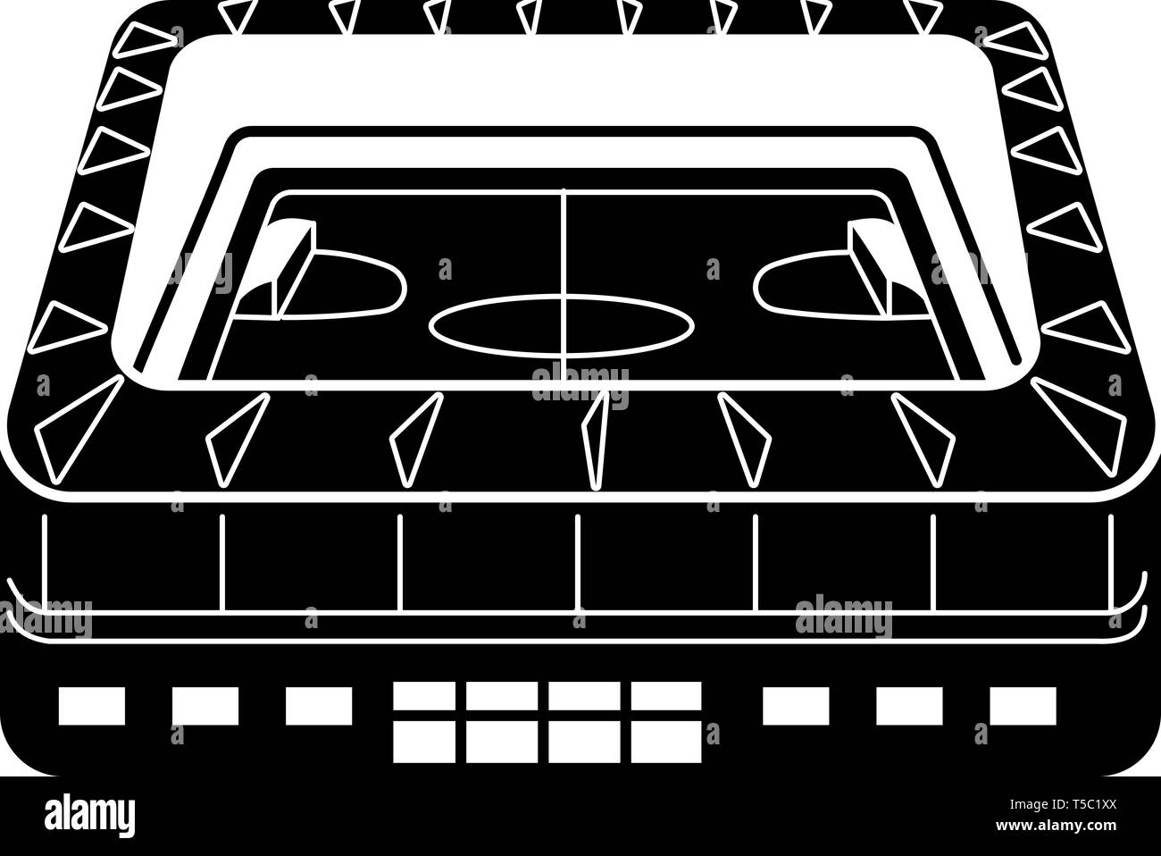 Football arena icon, simple style Stock Vector Image & Art - Alamy