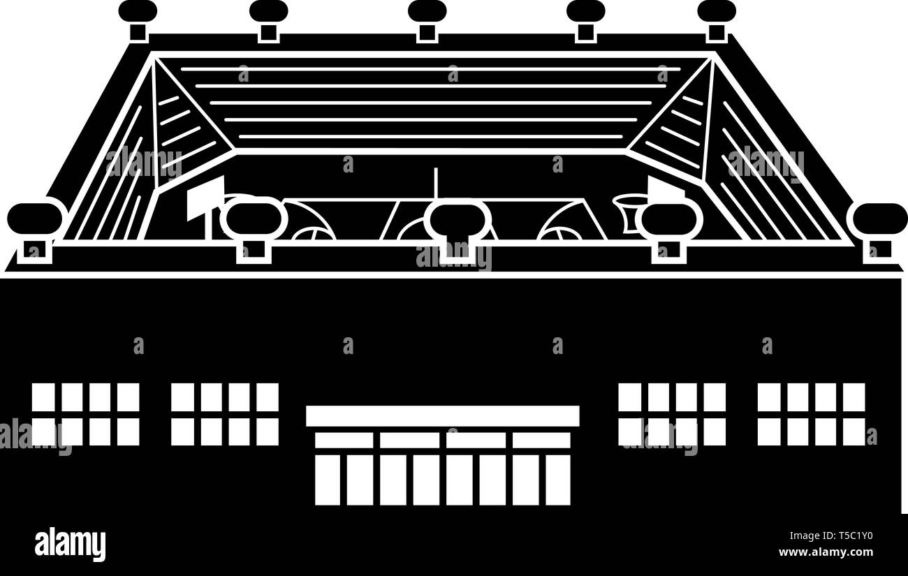 Stadium icon, simple style Stock Vector Image & Art - Alamy