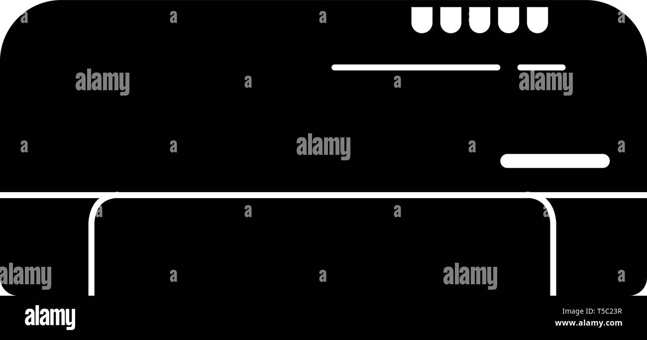 Split air conditioning system icon, simple style Stock Vector Image ...