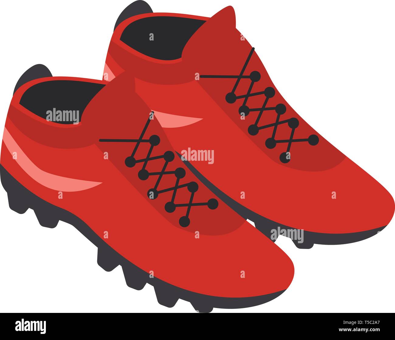 Football red shoes icon, isometric style Stock Vector Image & Art - Alamy