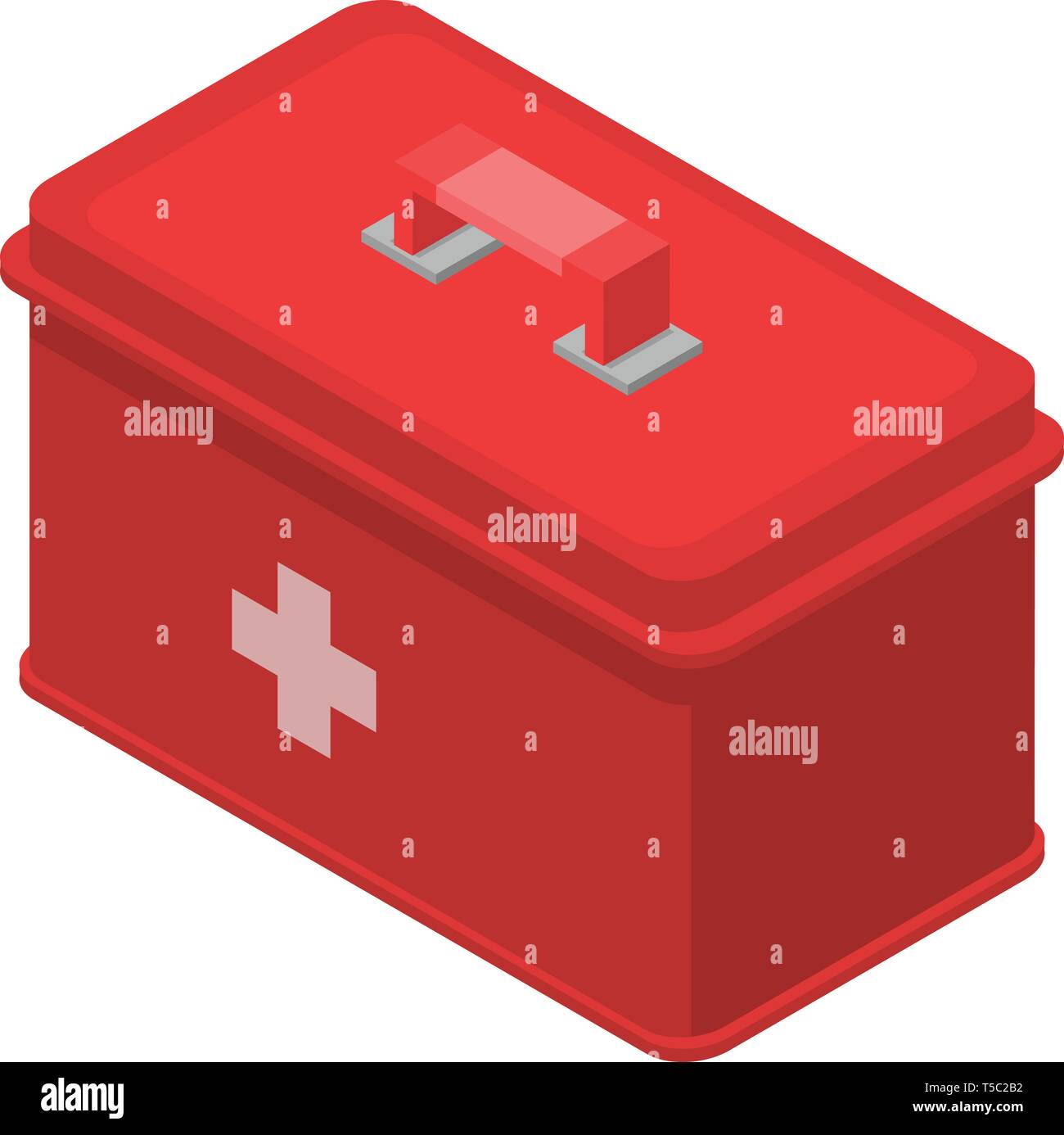 First aid kit box icon, isometric style Stock Vector Image & Art - Alamy