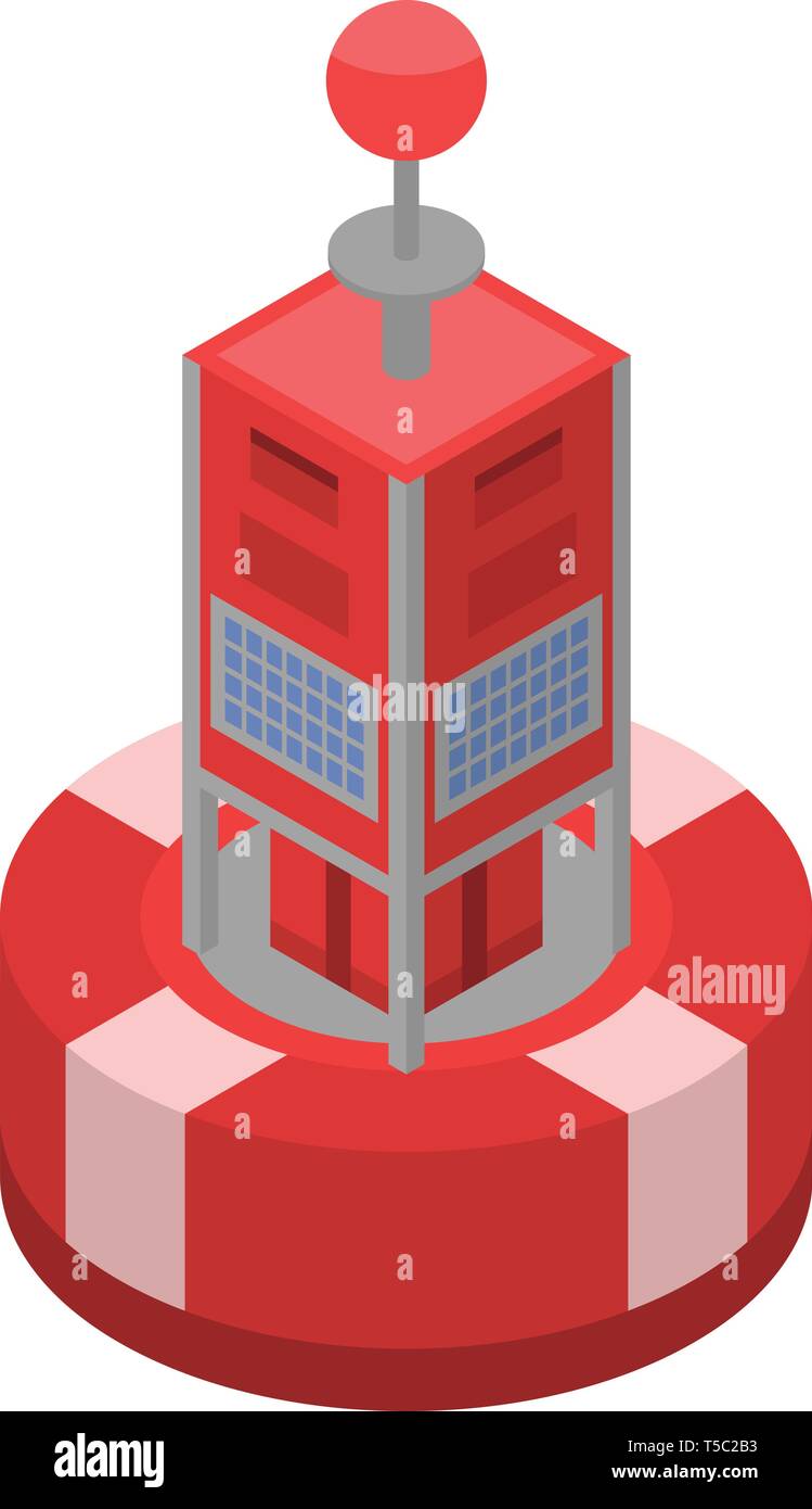 Orange buoy marker Stock Vector Images - Alamy