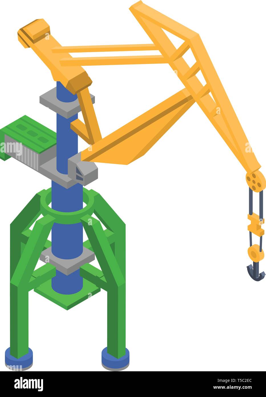 Rail freight port Stock Vector Images - Alamy