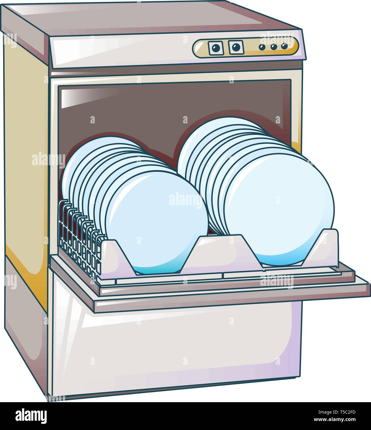 Empty Dishwasher Clip Art