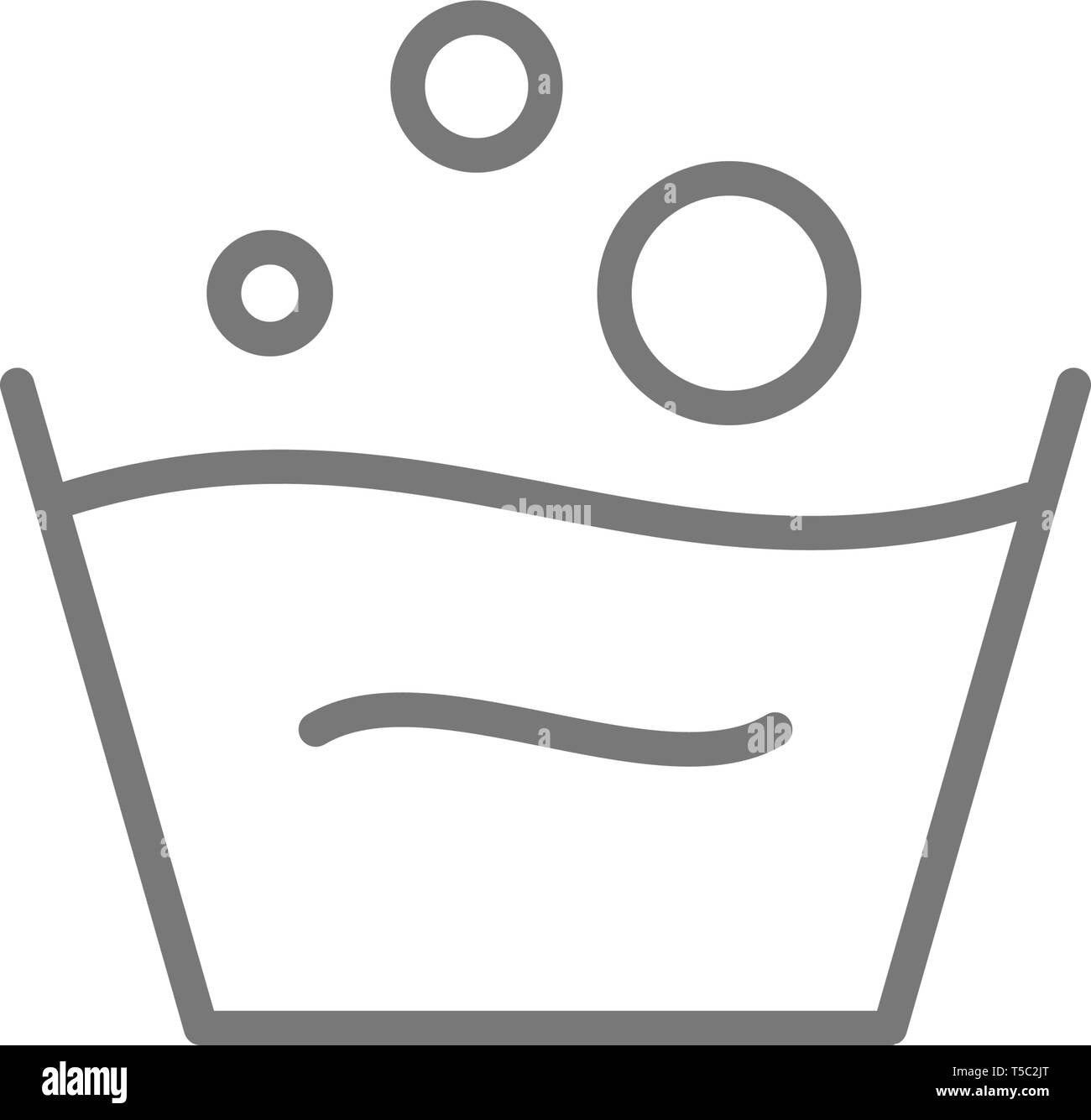 Washing line detail Stock Vector Images - Alamy