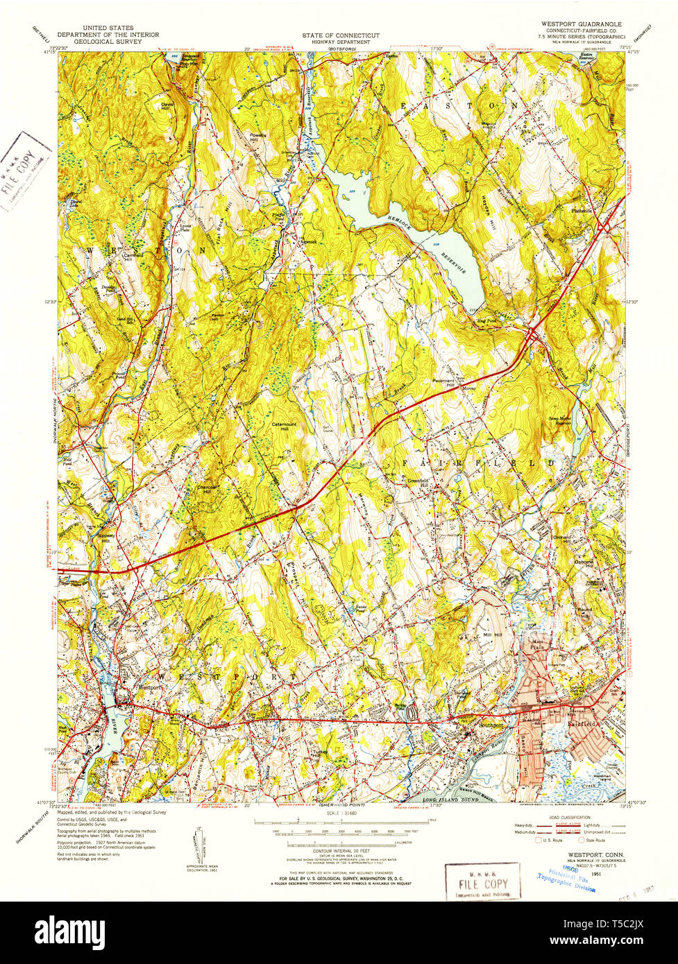 Westport map hi-res stock photography and images - Alamy