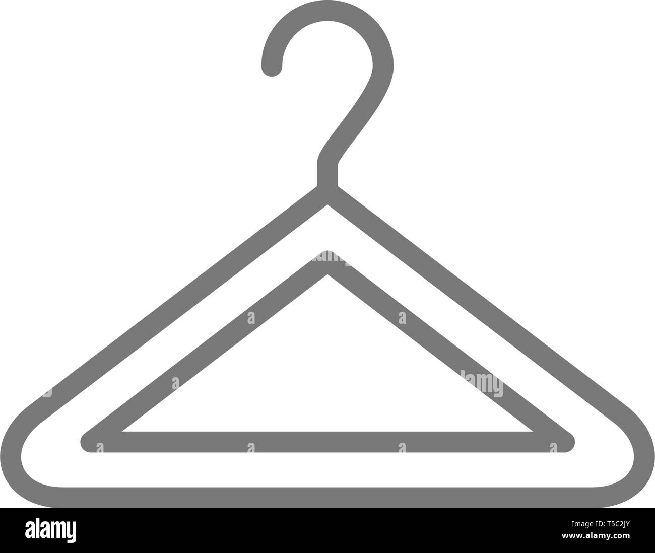 Clothes hanger coat dry Stock Vector Images - Alamy