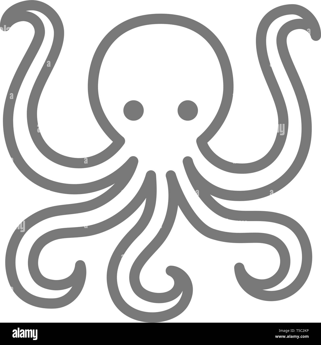 Octopus Symbol High Resolution Stock Photography and Images - Alamy