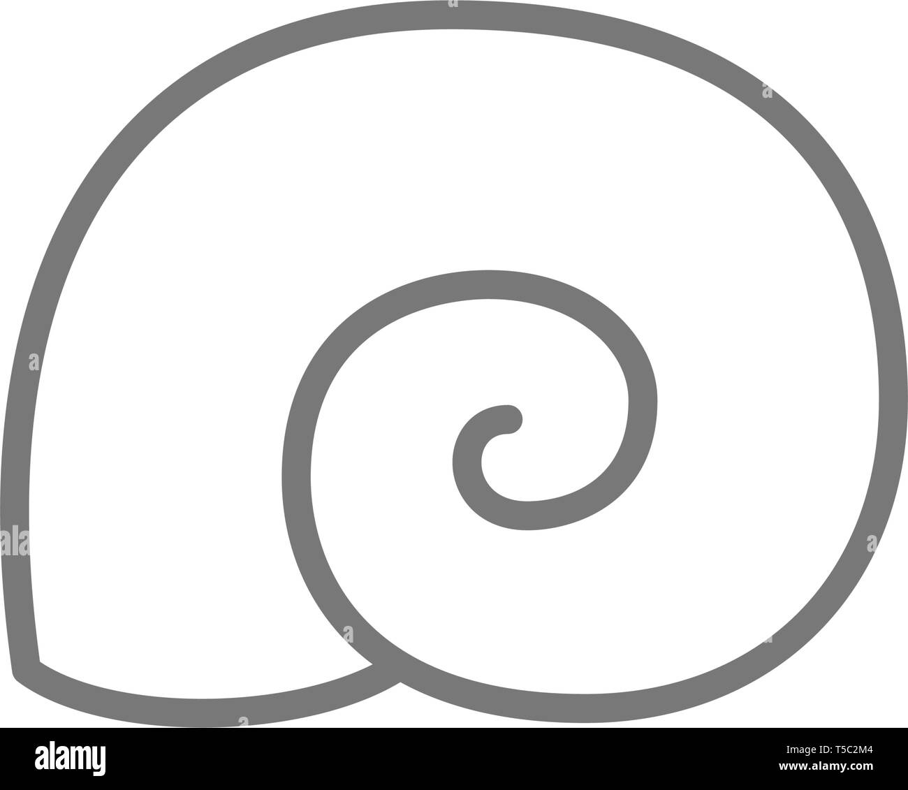 Seashell line icon Stock Vector Image & Art - Alamy