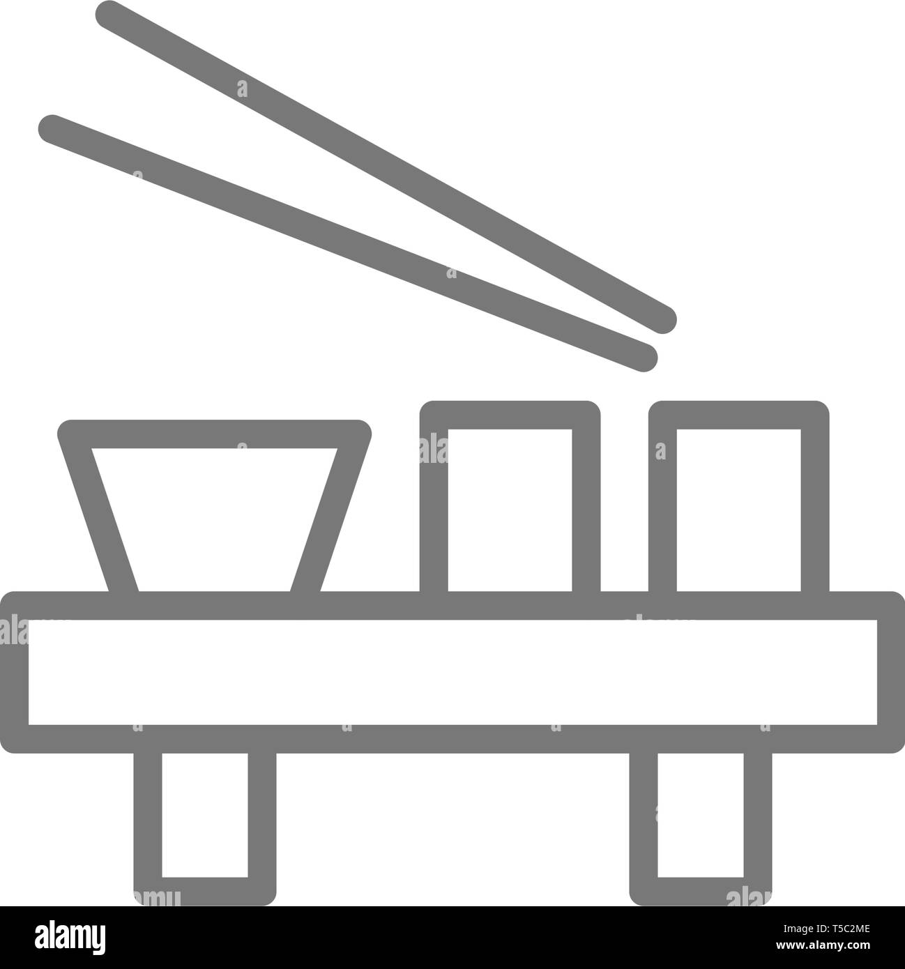 Japanese cuisine noodle soup Black and White Stock Photos & Images - Alamy