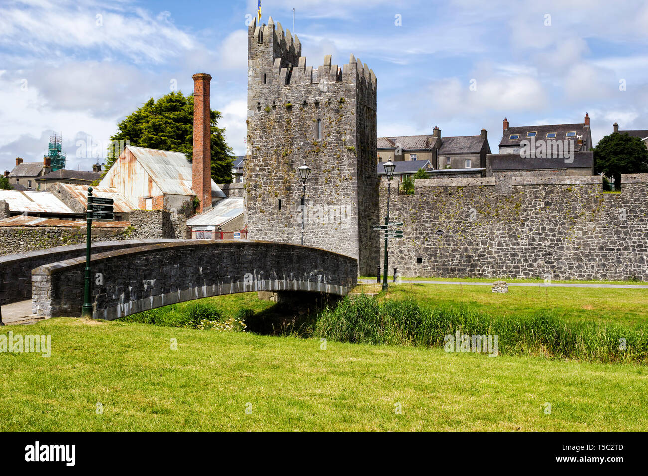 Beautifully preserved walls and fortification in the town of Fethard in ...