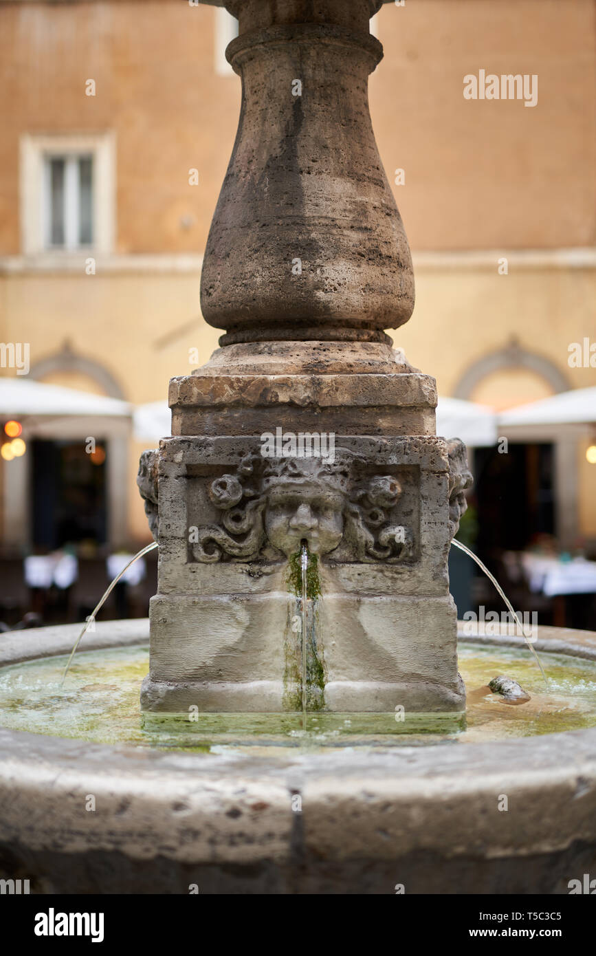 Rome, Italy - April 21, 2019: A stroll in Piazza Navona and via dei ...