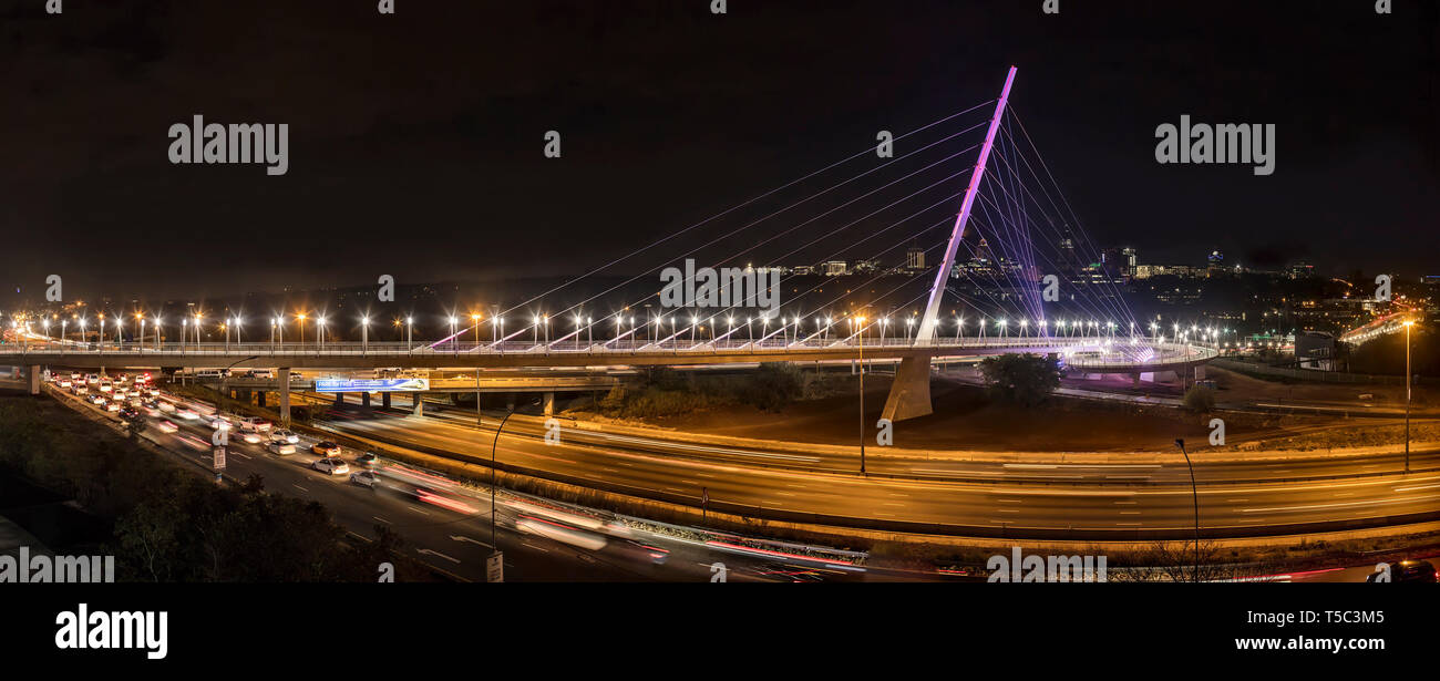Night lit motorway hi-res stock photography and images - Alamy