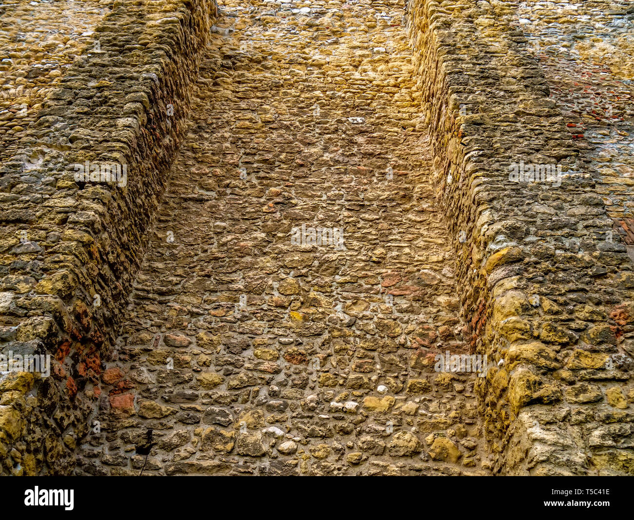 View on the details of the old historic castle Thury castle in ...