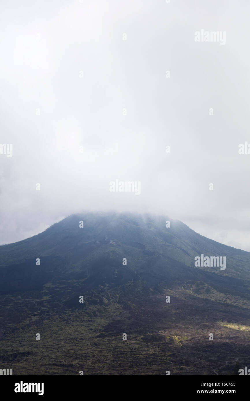 Active volcano Mount Batur at Bali, Indonesia Stock Photo - Alamy
